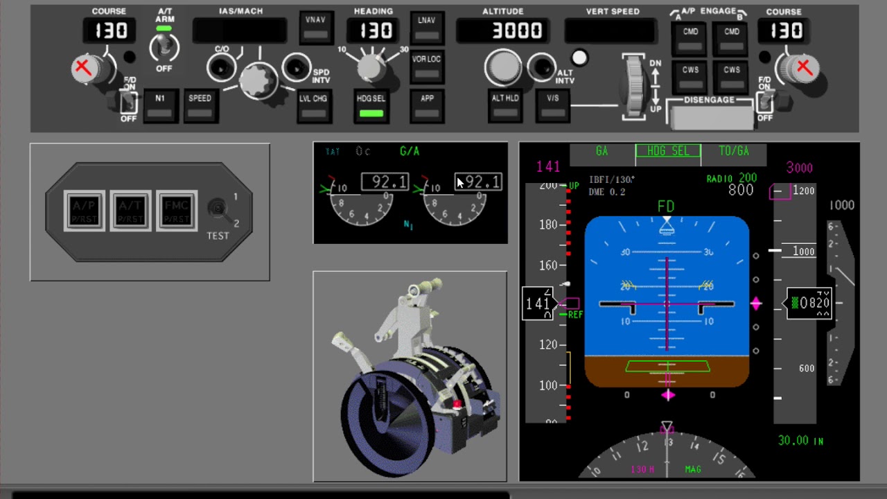 5 Flight Director Go Around and Pop Up - YouTube