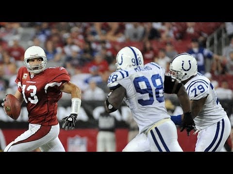 Raheem Brock Sacks Kurt Warner for a Huge Loss on Fourth Down || Colts ...