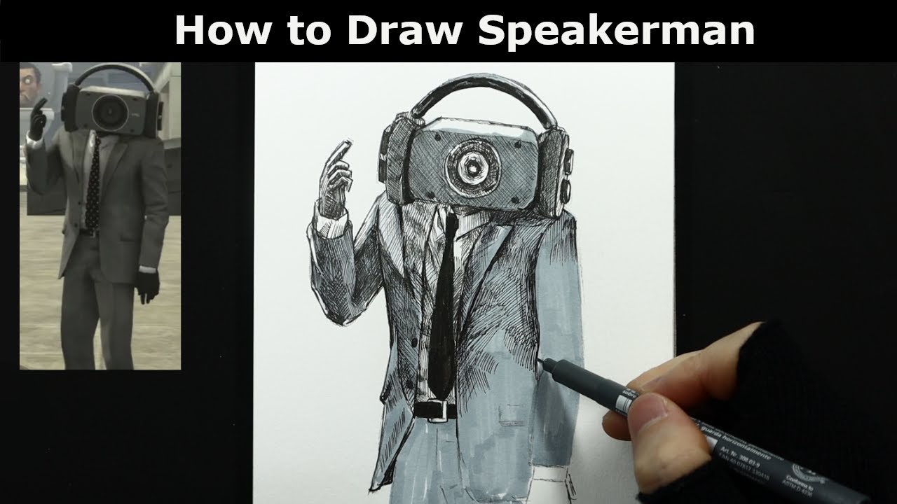 How to Draw Speakerman | Skibidi Toilet Episode 25 - YouTube