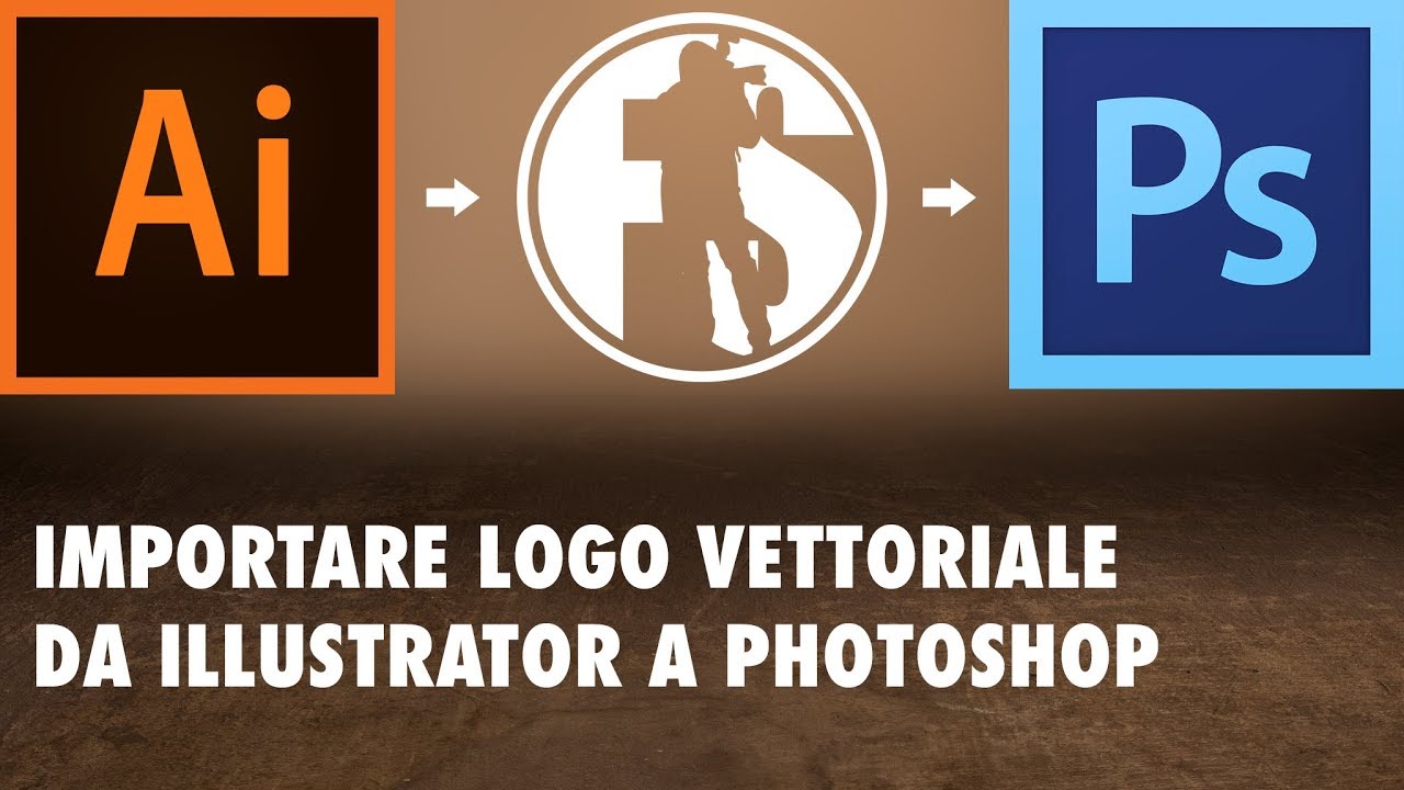 Importare un logo vettoriale in Photoshop tutorial ita | Da Illustrator ...