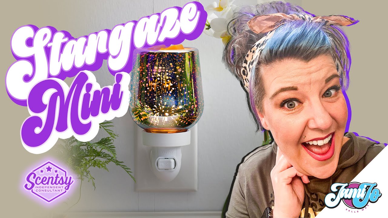 Scentsy Stargaze Mini Nightlight Warmer | Jami Jo Sells Wax - YouTube