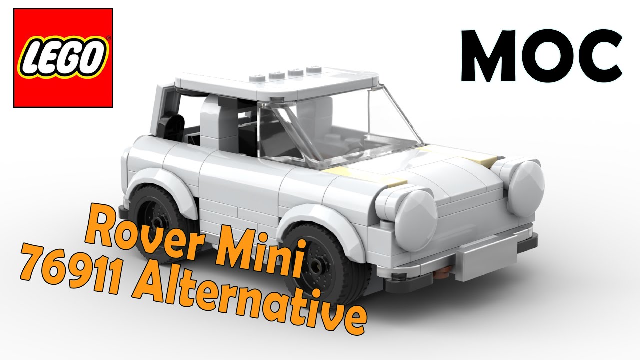 Lego MOC Vehicle - Rover Mini 76911 Alternative - Animation speed build ...