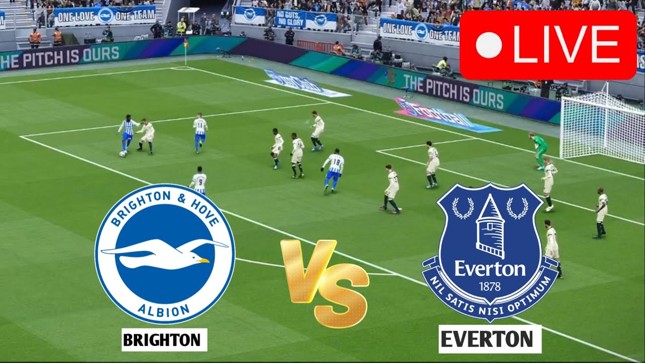 🔴 [LIVE] : BRIGHTON VS EVERTON I English Premier League 2024/25 I PES ...