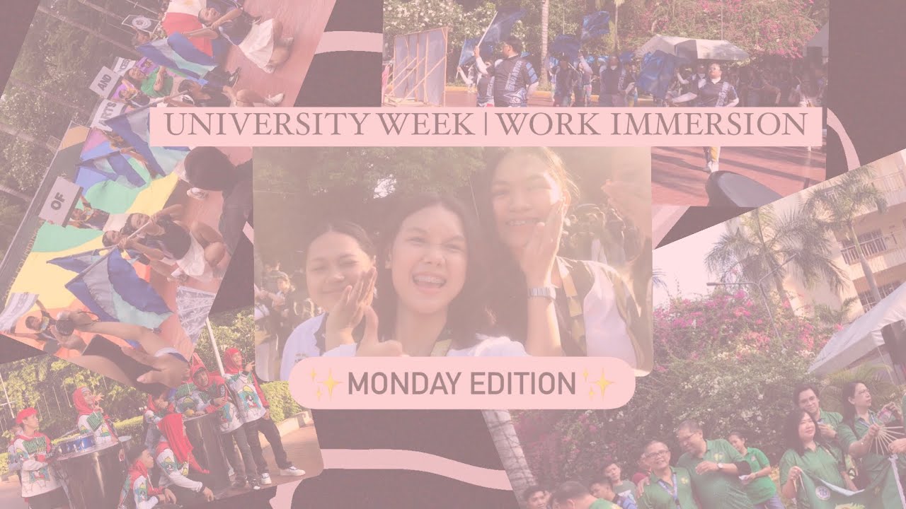 UNIVERSITY WEEK | WORK IMMERSION ️ - YouTube