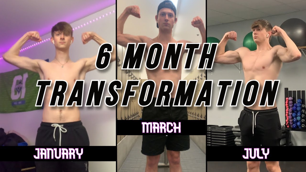 My *REALISTIC* 6 Month Skinny Bulk Transformation - YouTube