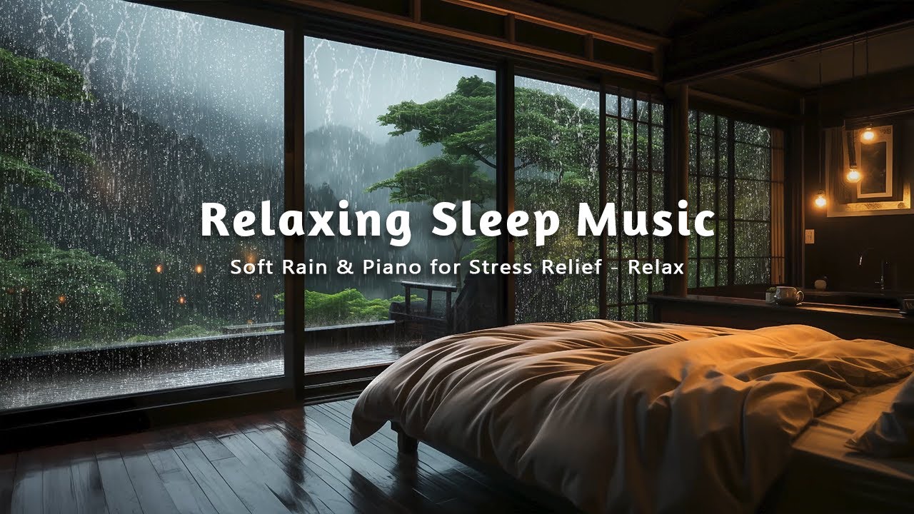 Relaxing Sleep Music - Rain Sounds In Warm Room - Healing Music for ...