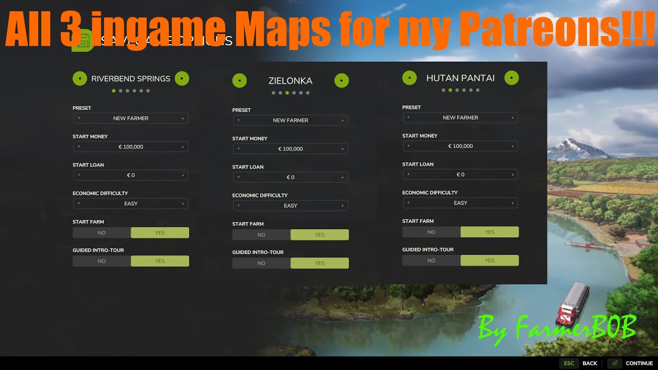 I exported ALL 3 INGAME MAPS for my Patreons to fiddle with and edit or ...