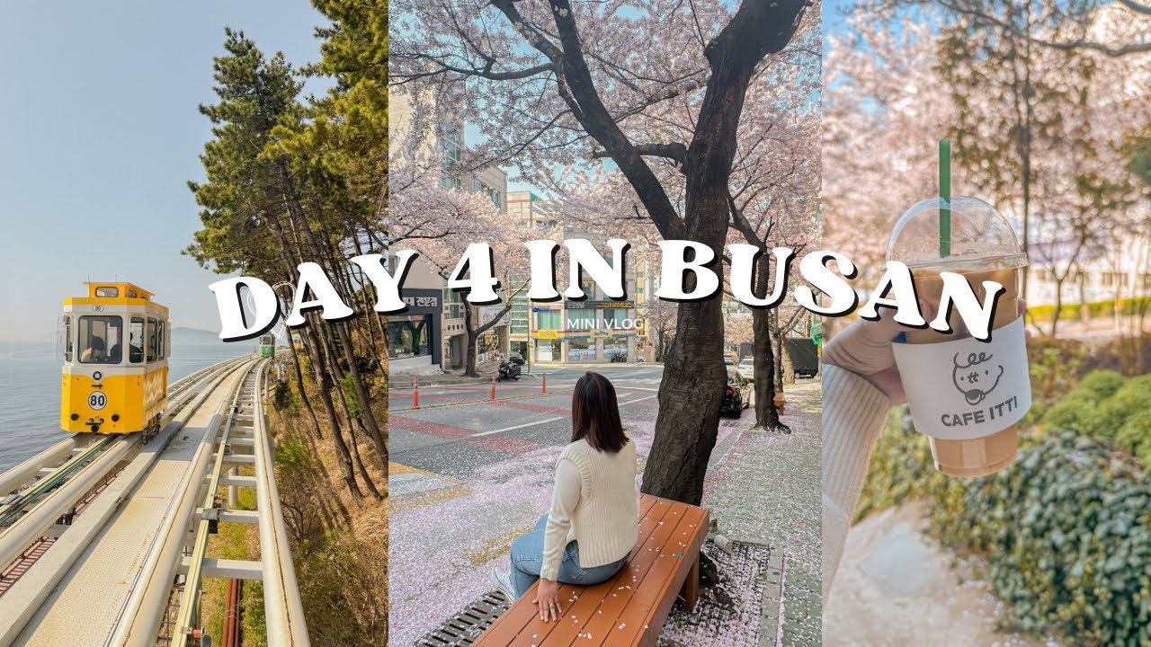 Day 4 in Busan: Sky Capsule Train Ride + Cafe Itti + Gwangalli Beach ...