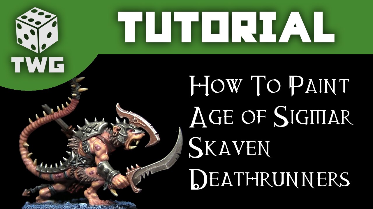Games Workshop Tutorial: How To Paint An Age of Sigmar Skaven ...