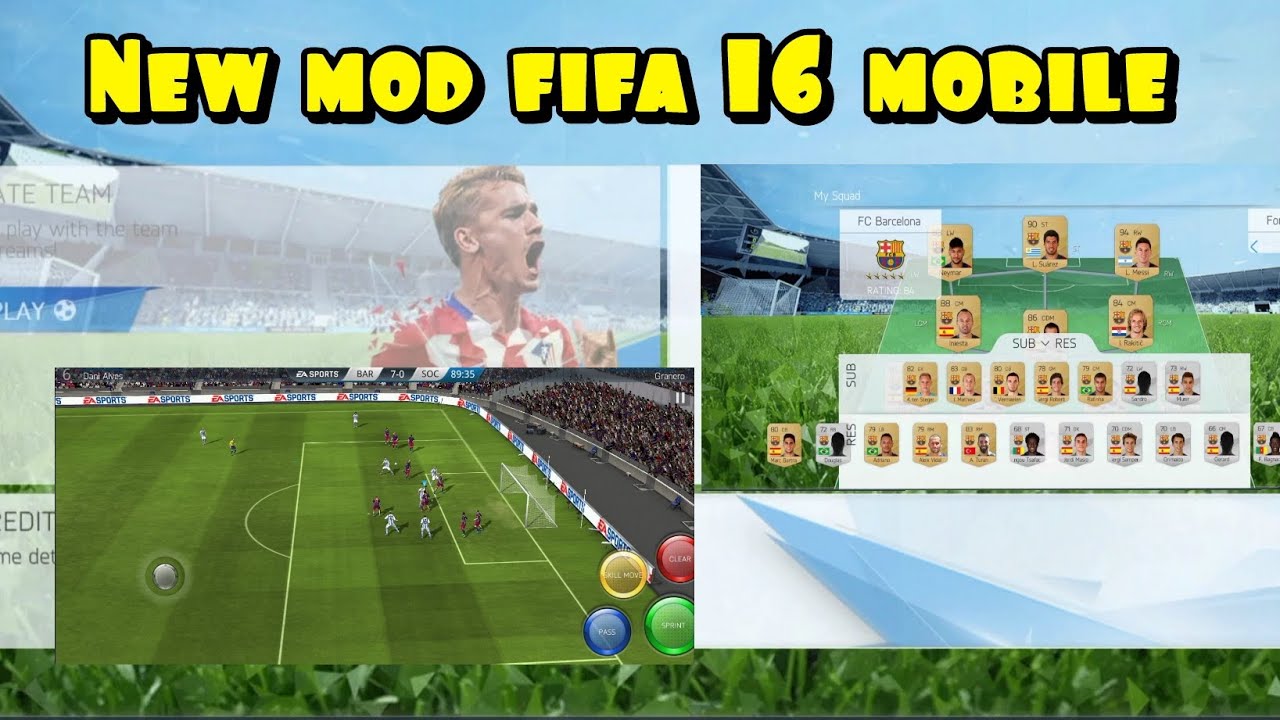 New mod fifa 16 ut offline [ tampilan menu ] - YouTube