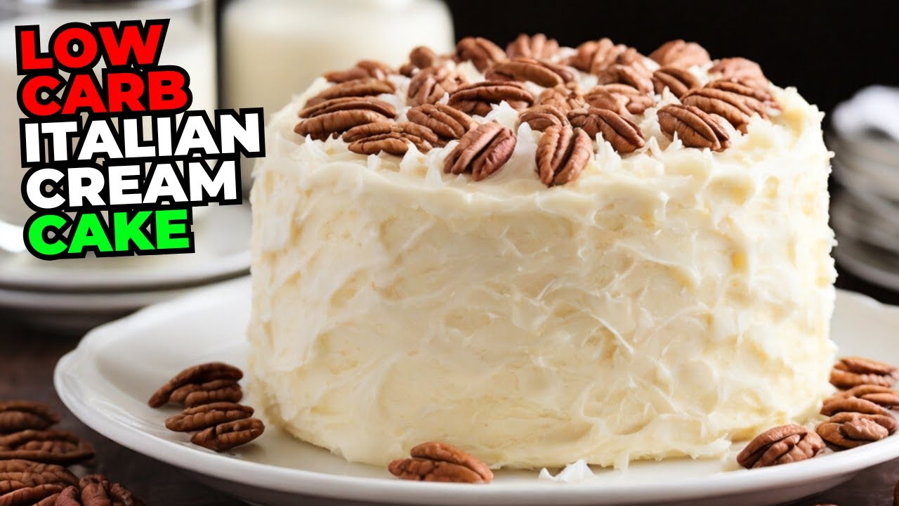 Low Carb Italian Cream Cake | Keto-Friendly Dessert Delight - YouTube