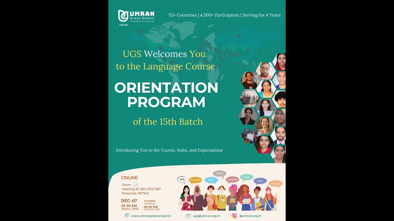 UGS Language Course Orientation Program | 15th Batch - YouTube