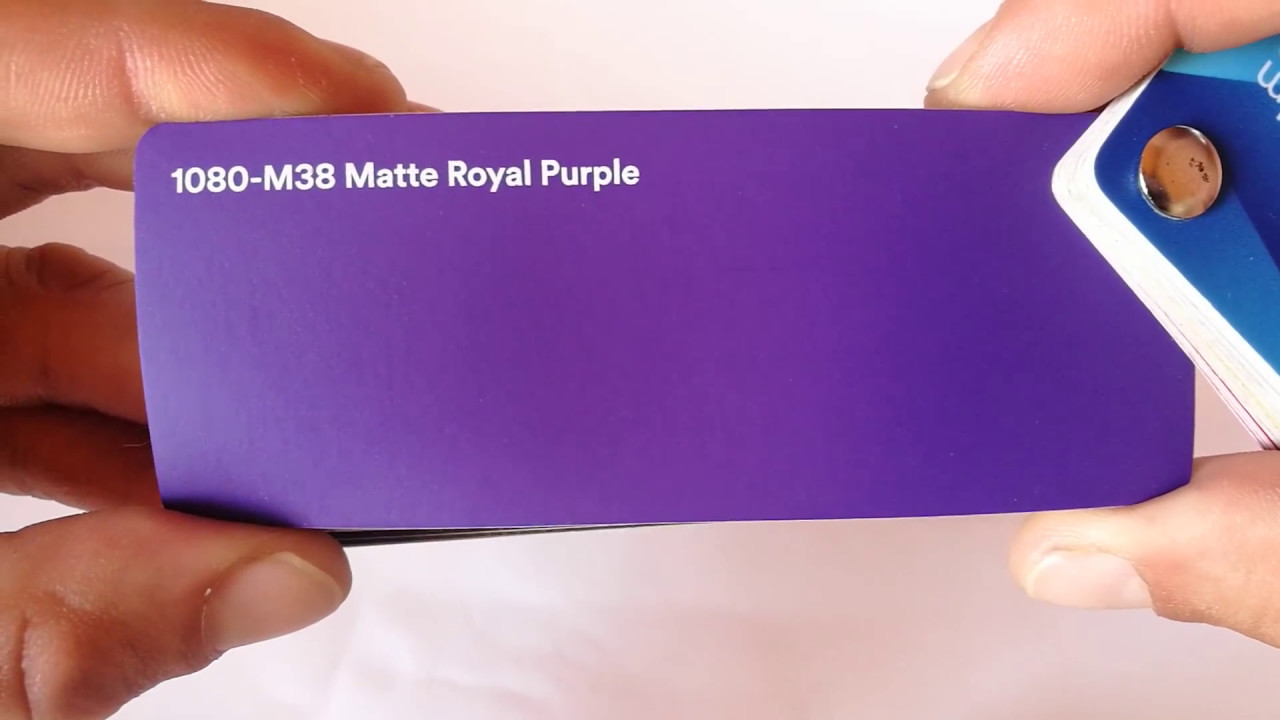 3M™ Matte Royal Purple 1080-M38 Wrap Film Matte - YouTube