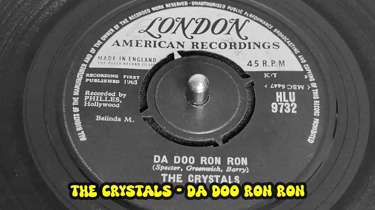 The Crystals - Da Doo Ron Ron (1963 7" Single) - YouTube