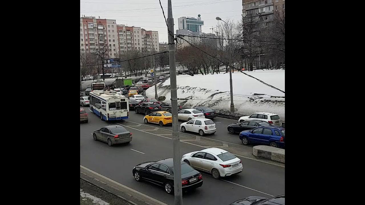Ленинский проспект, развязка, улица Академика Зелинского - YouTube