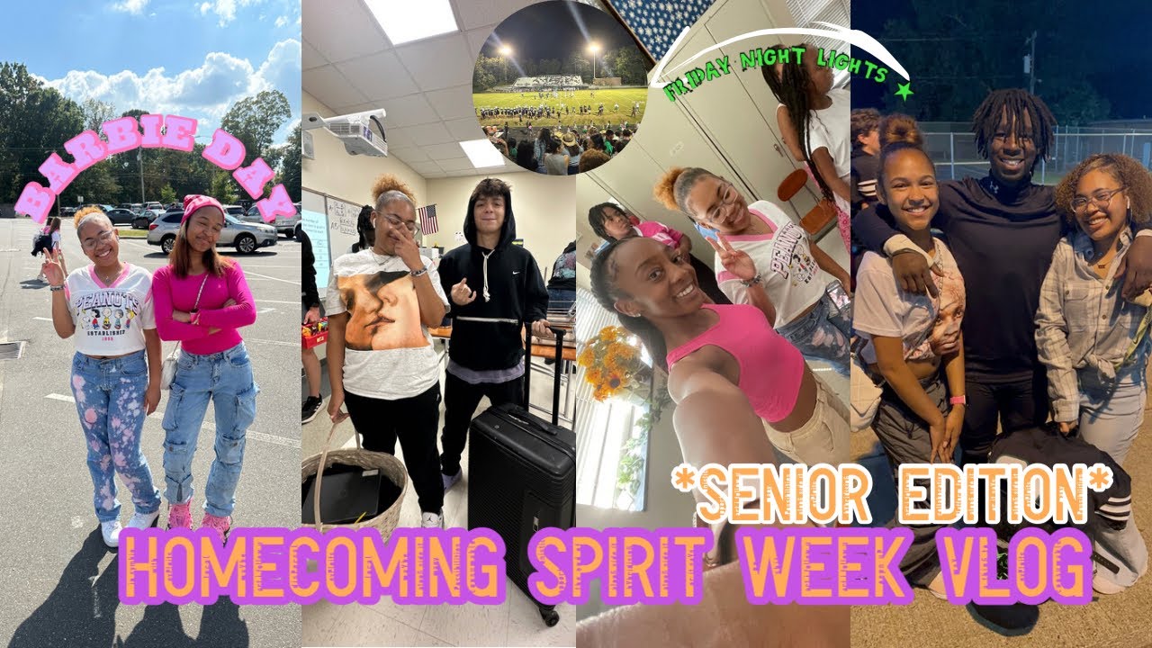 HOMECOMING SPIRIT WEEK ( barbie day, anything but a book bag day ...