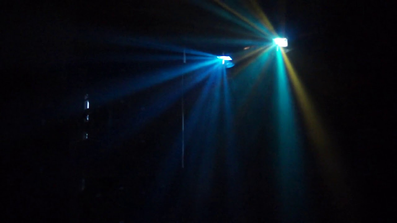 Lysudlejning.dk - Demonstration af disko lys pakke -T-Rex - YouTube