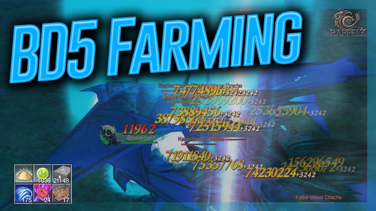 #Rappelz BD5 Farming for Blue Dragon Claw, Devil Orb and Scale of ...