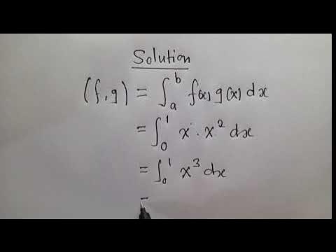 Inner Product of two functions - YouTube