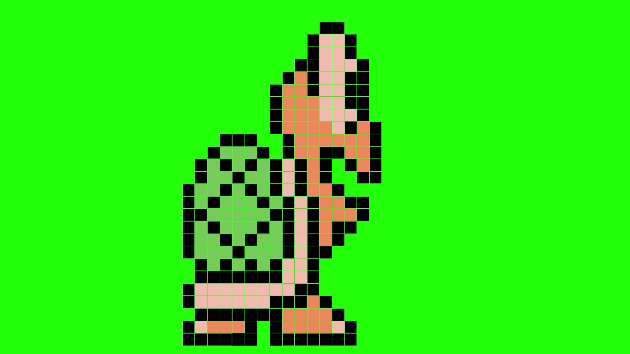 Super Mario Bros 3 Nes - Animated Red Turtle Green Screen 4K - YouTube