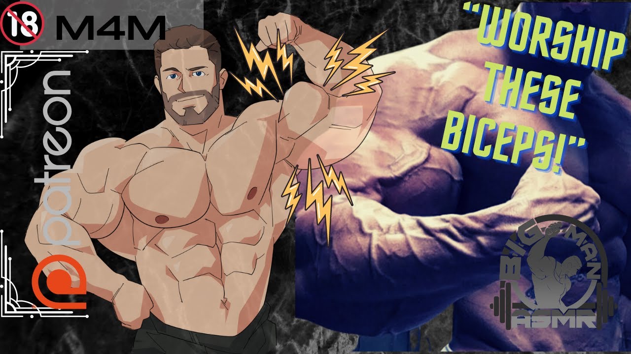 Bicep Worship [Muscle Growth][Morph][Transformation][Animation] ASMR ...