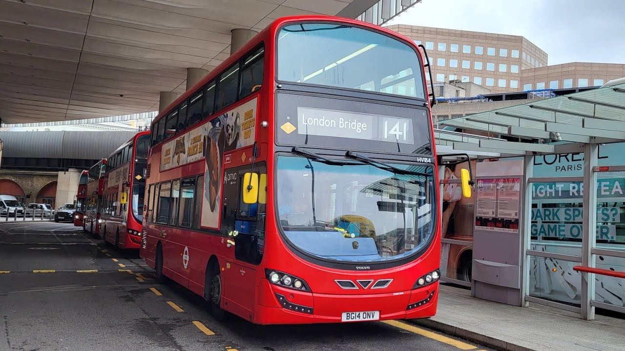 Journey on the London Bus Route 141 - YouTube