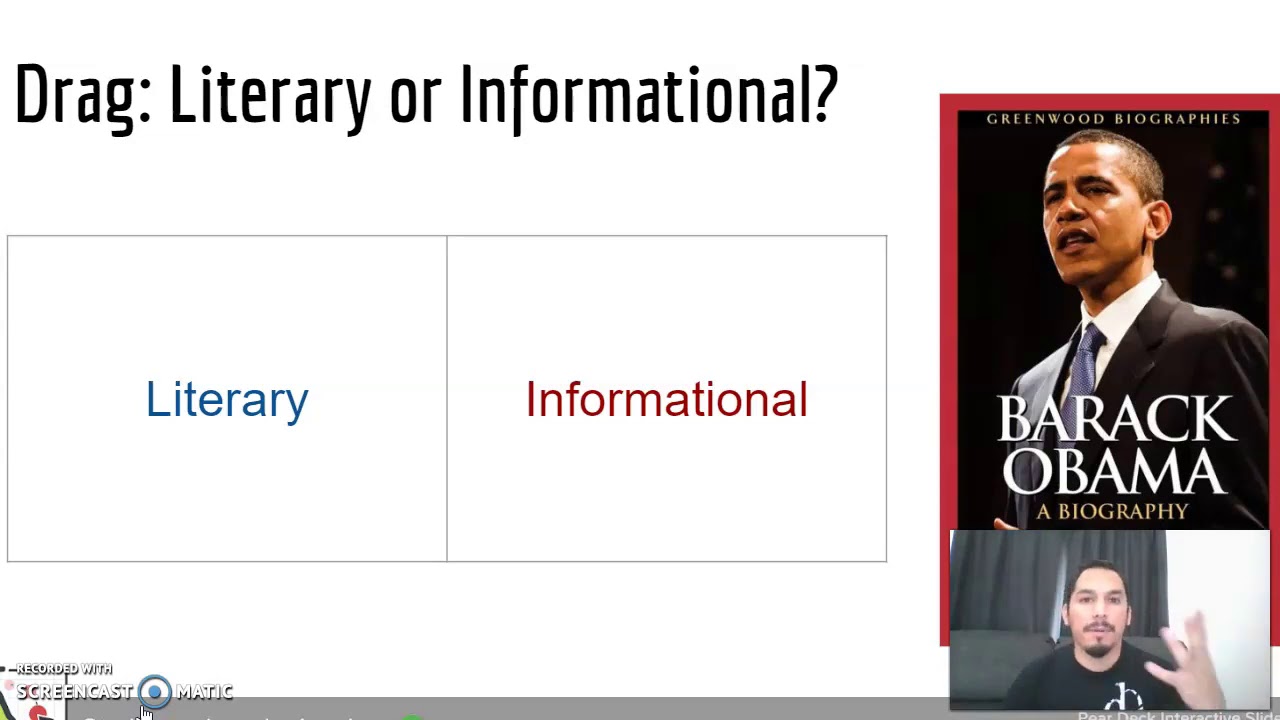 Mr. R ELA: Sep 11 Literary VS Informational - YouTube