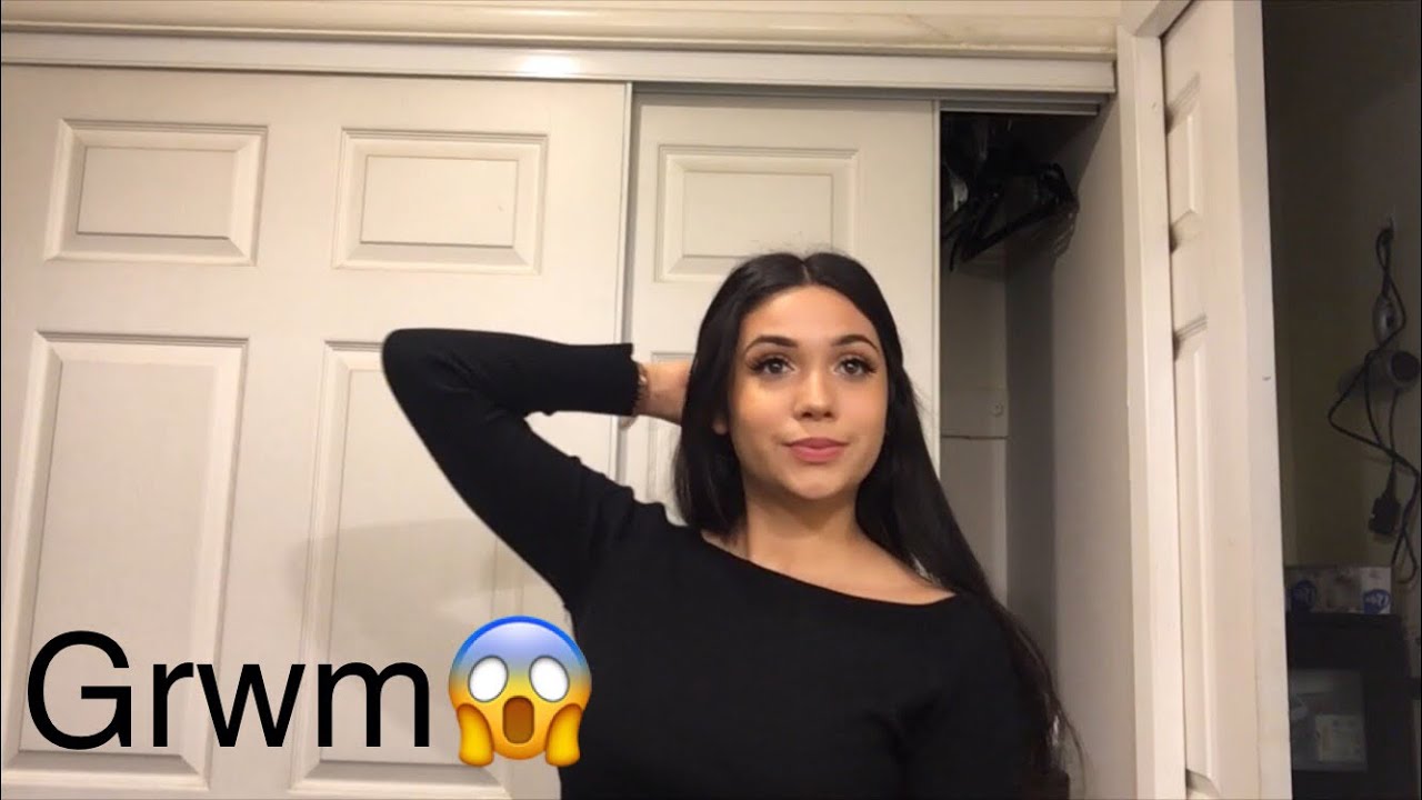 Simple makeup tutorial GRWM for a interview makeup and hair - YouTube