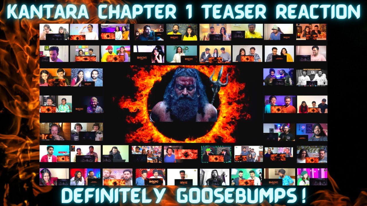 Kantara A Legend Chapter-1 First Look Teaser Reaction Mashup | Kantara ...