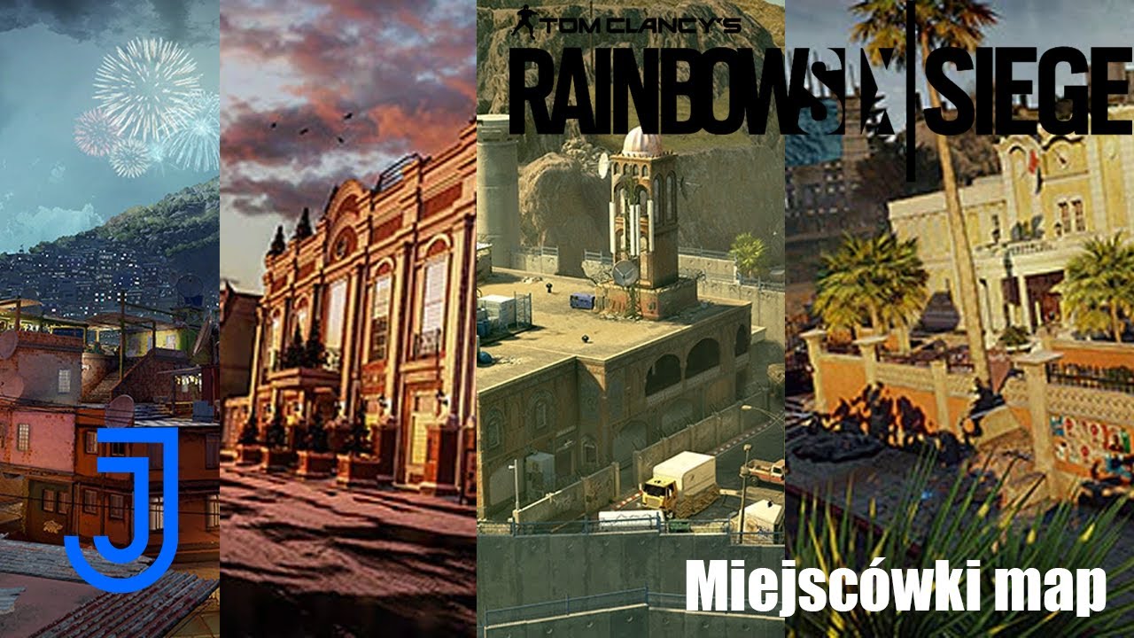 Gdzie to jest? Czyli nazwy miejsc na mapach w R6(Favela, Cafe ...