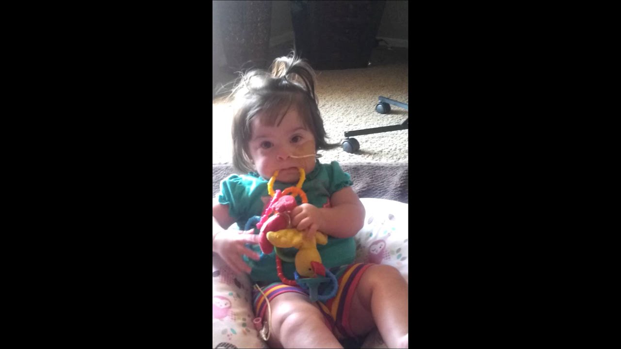 2Q37 Deletion Syndrome - Taylor Working on Sitting Up Part 2 - YouTube