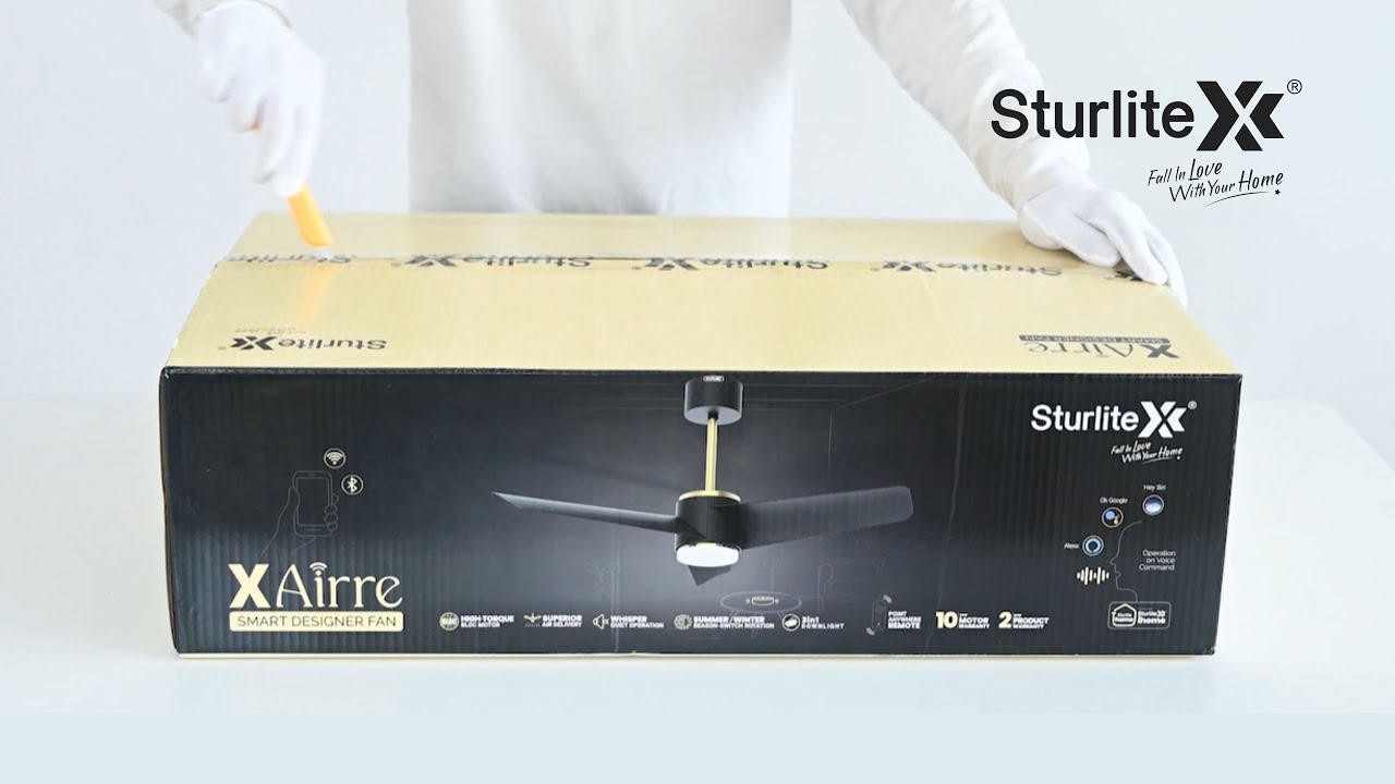 Effortless Installation of XAirre Smart Designer Fan with LED Downlight ...