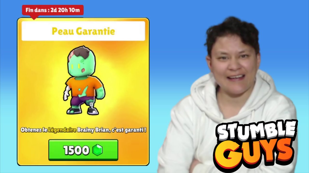 CE NOUVEAU SKIN EST TROP STYLÉ (BRAINY BRIAN) SUR STUMBLE GUYS ! - YouTube