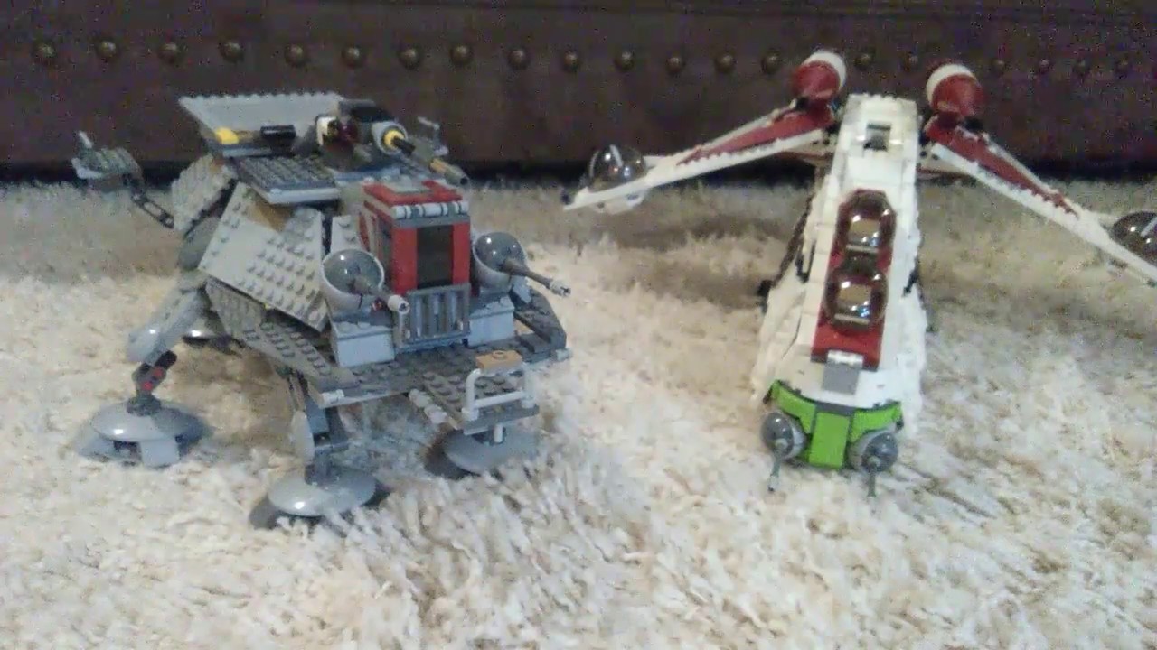 Modified AT-TE and Republic LAAT ( Modified to be like the Republic ...