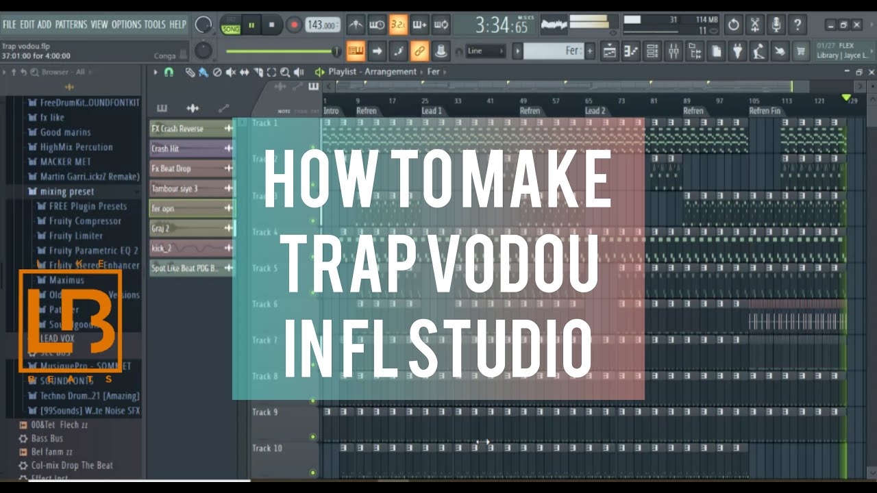 HOW TO MAKE BEAT TRAP VODOU (RACINE) IN FL STUDIO | COMMENT FAIRE UN ...