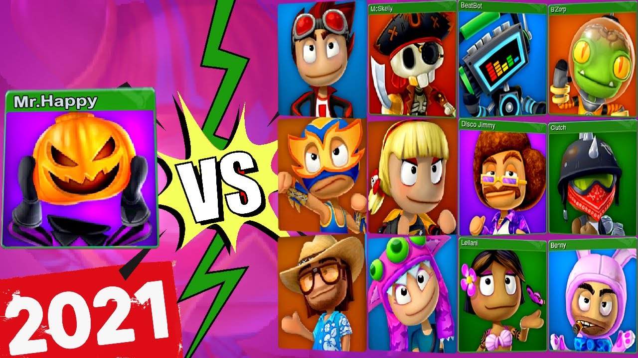 Mr Happy Vs All Bosses Battle - Beach Buggy Racing 2 (Android, IOS, PC ...