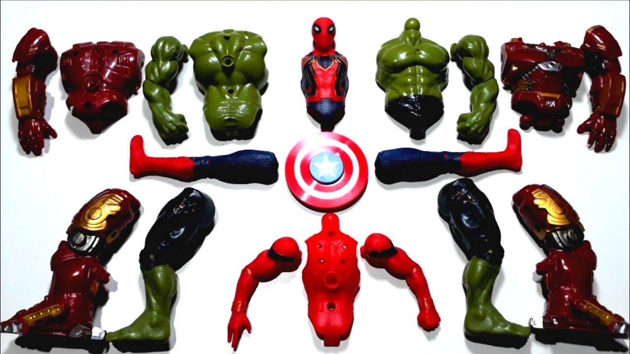 UNBOXING AVENGERS! Spider-Man Vs Hulk Smash, Hulk Buster - YouTube