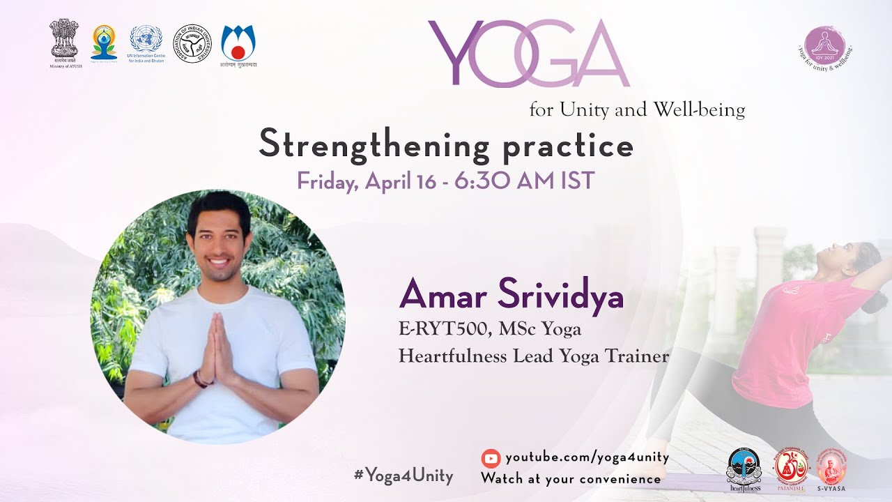 47 - A Strengthening Practice & Heartfulness Mediation | Yoga for Unity ...
