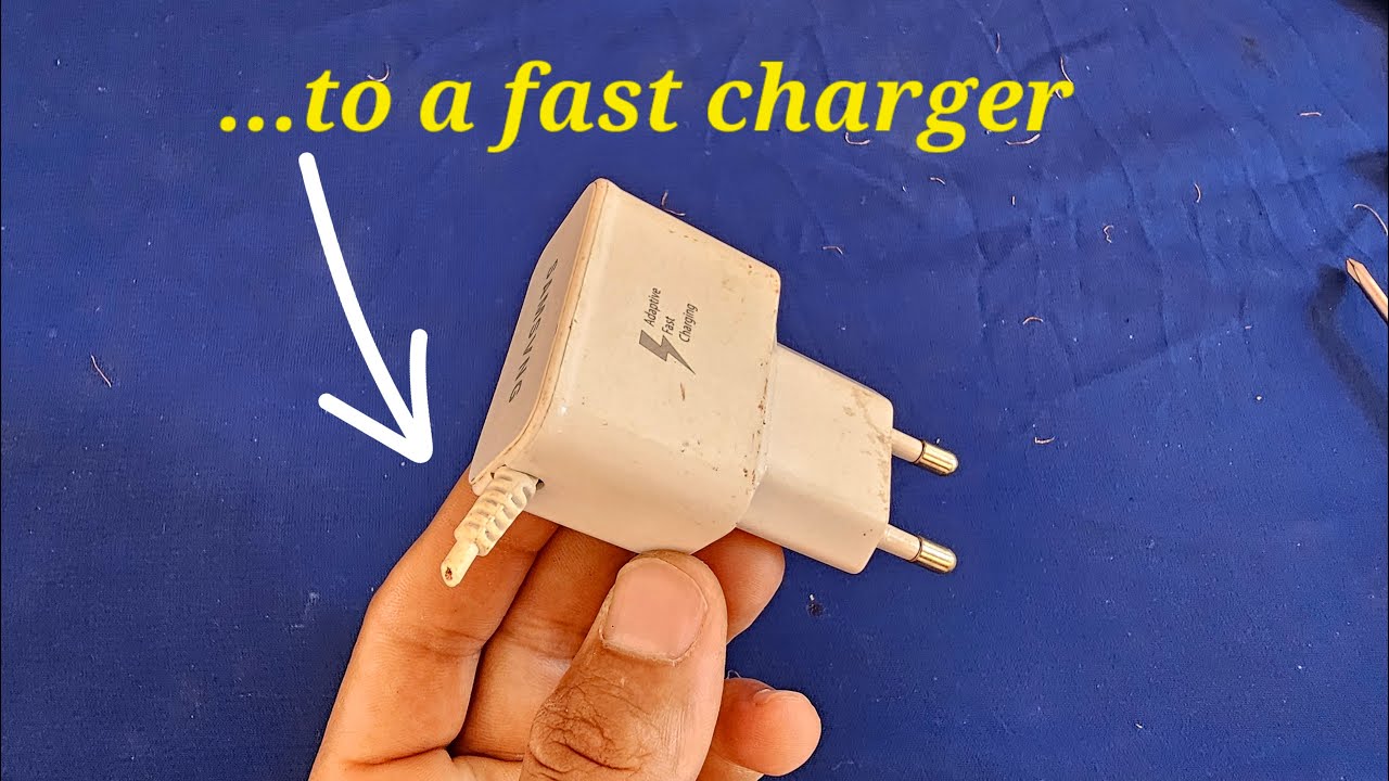 Convert a regular charger into a fast charging USB charger - YouTube