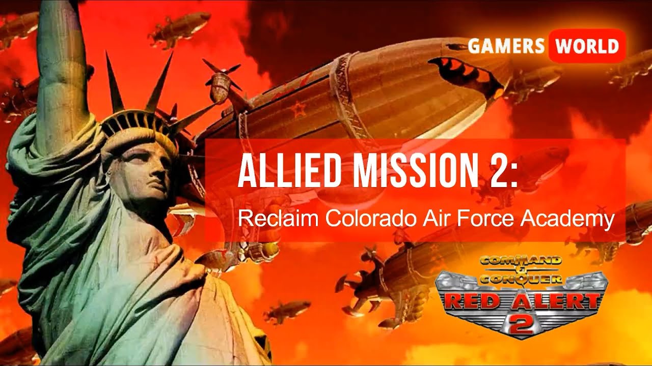 Red Alert 2 Allied Mission 2 Reclaim Colorado Air Force Academy - YouTube