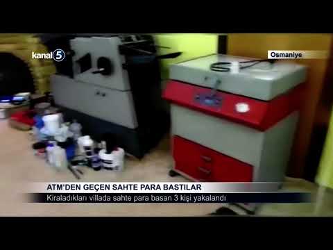ATM’den Geçen Sahte Para Bastılar