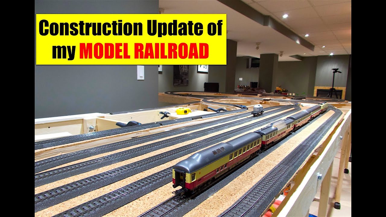 BUILDING A MODEL RAILROAD: Part #6 - First Layout Tour! - YouTube