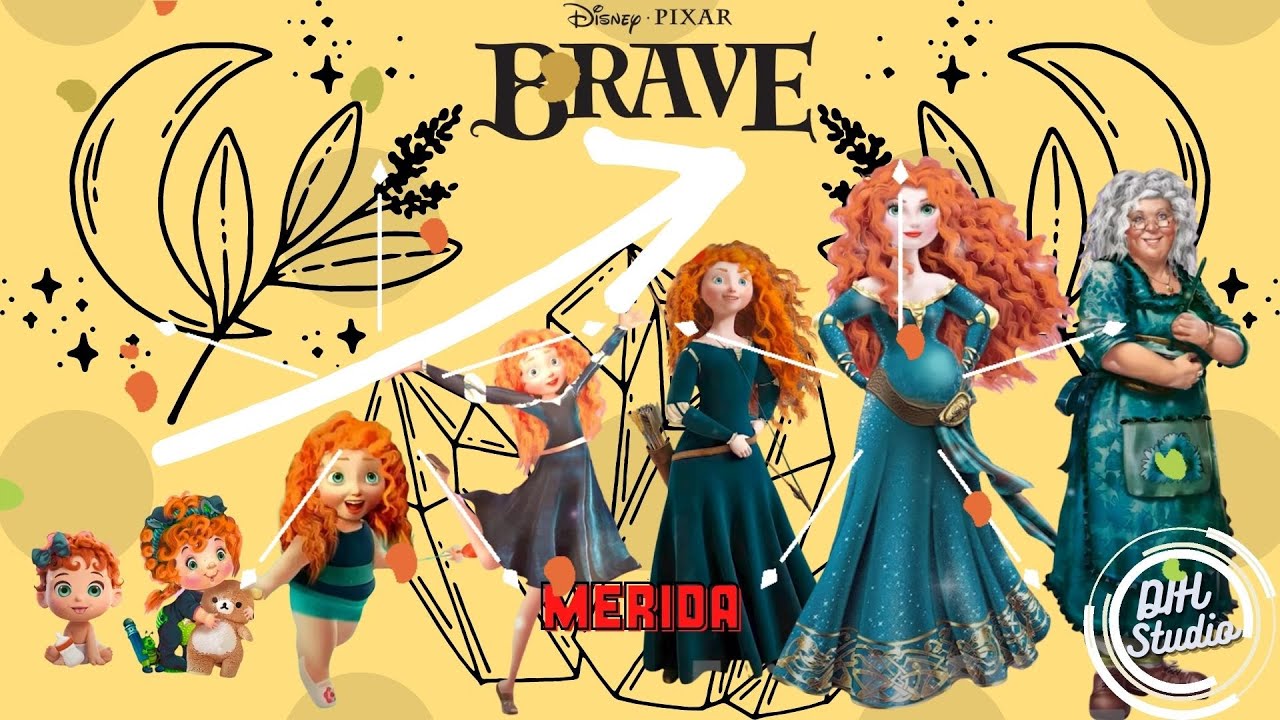 Disney Brave Characters Growing Up - YouTube