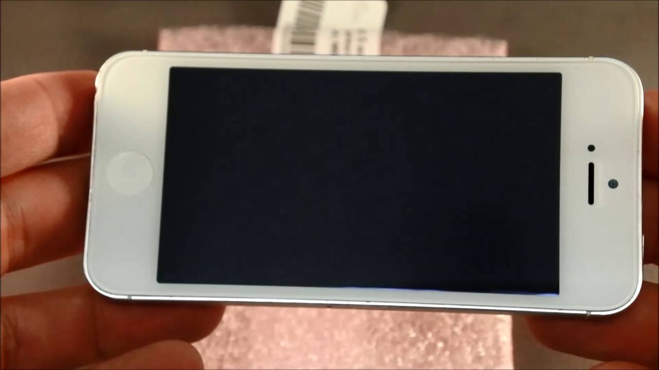 Refurbished iPhone 5 White 16gig - YouTube