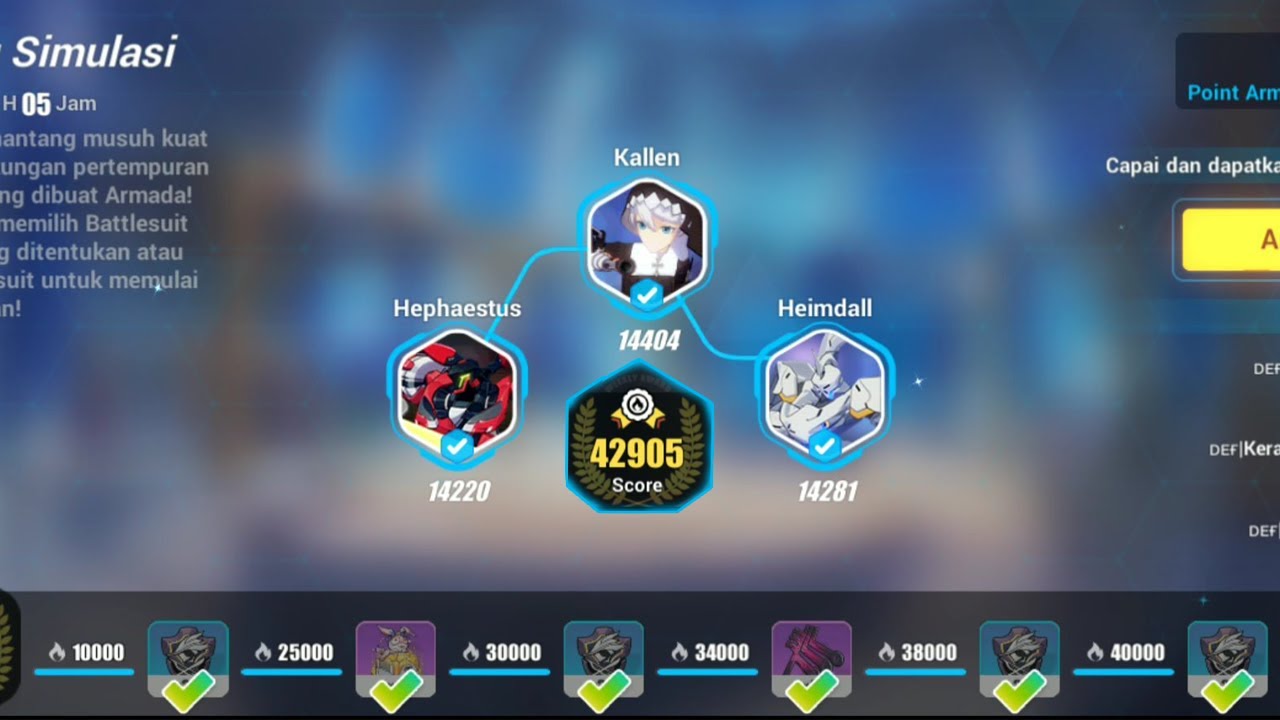 Honkai Impact 3 Sim Battle Boss Hephaestus,Kallen,Heimdall(Trial Valk ...