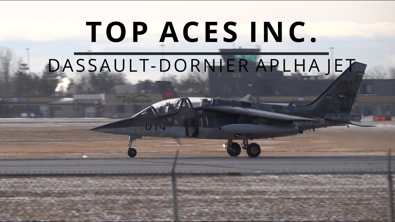 TOP ACES INC. | DORNIER ALPHA JET | TAKEOFF FROM WINDSOR INTERNATIONAL ...