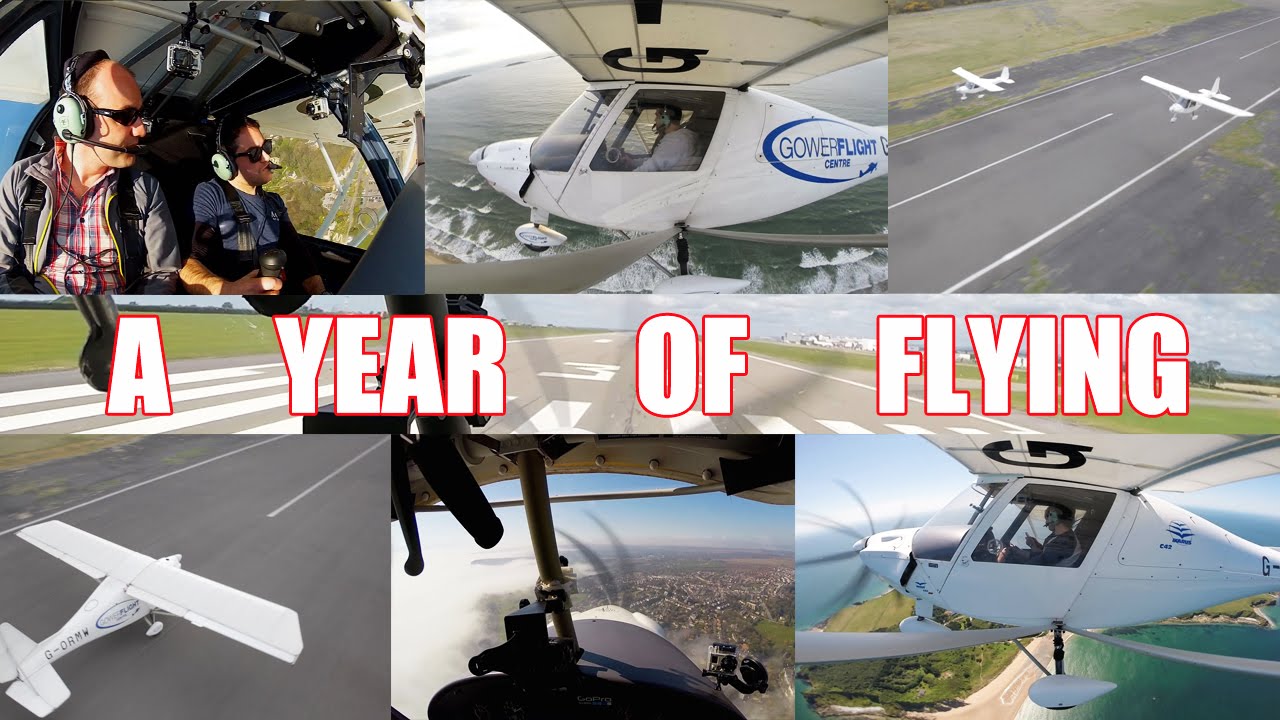 A Year Of Flying! | LOVE AVIATION! | GoPro FLYING VIDEO | - YouTube