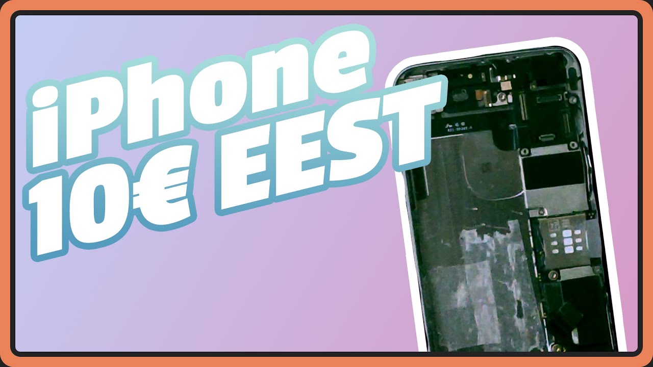 Ma ostsin 10€ eest iPhone-i - YouTube