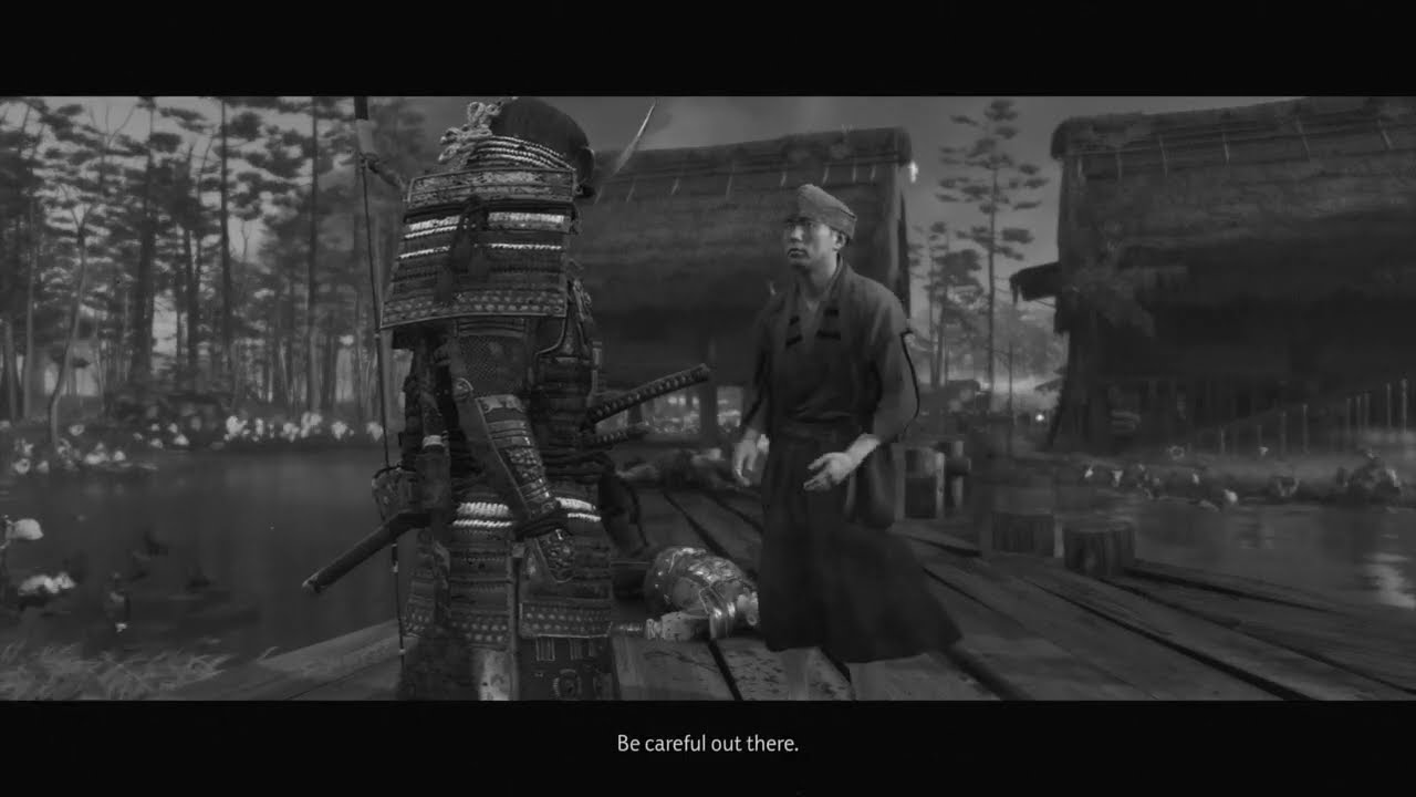 Ghost of Tsushima - Iijima Farmstead Liberation (Kurosawa Mode) - YouTube