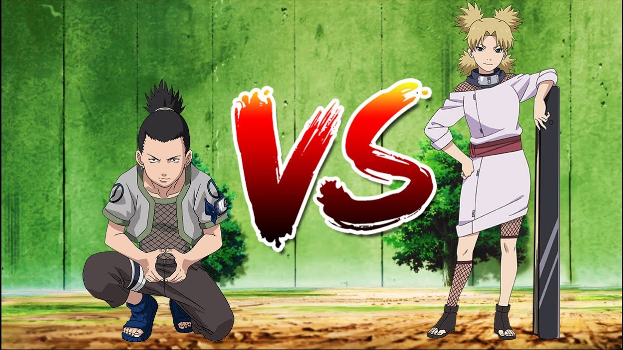 Shikamaru Nara vs. Temari of the Sand Village - Anime battle during the ...
